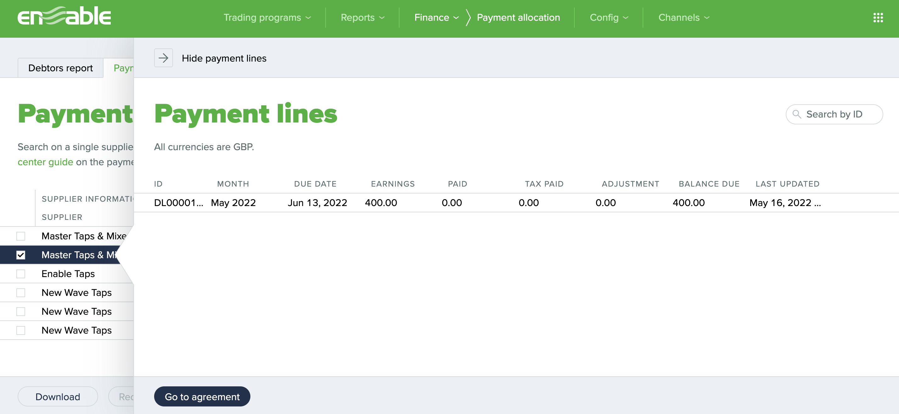 Generating a payment allocation report – Help Center